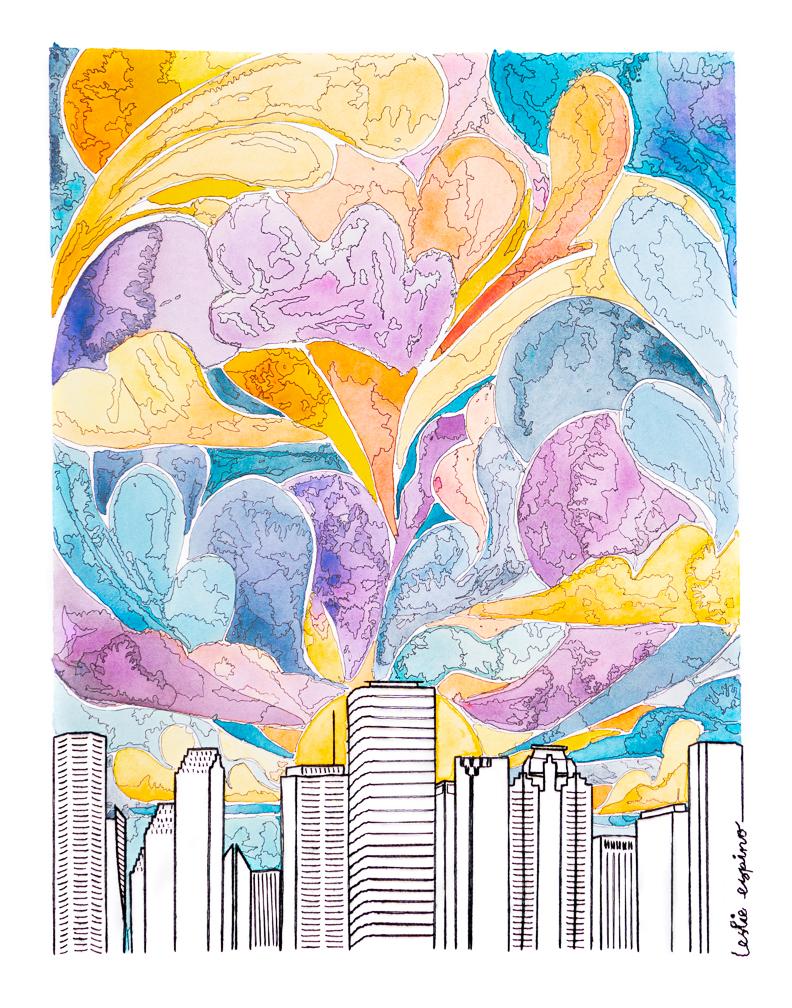 Stitch City Print – leslieespinoart